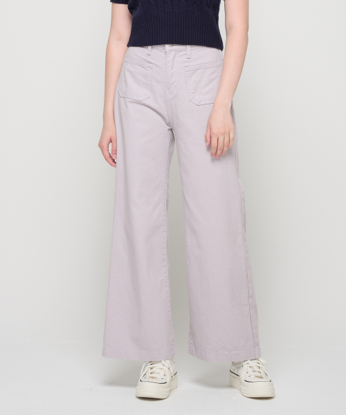 MUSINSA | ROIDESROIS A-line hidden banding pocket summer cotton pants ...