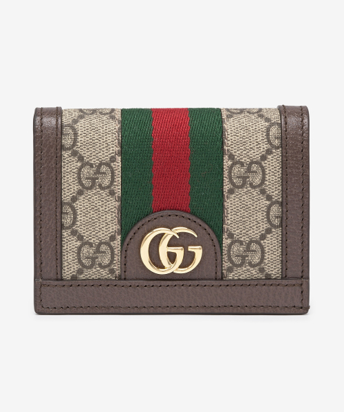 MUSINSA | GUCCI Ophidia GG Card Holder - Brown / 52315596IWG8745
