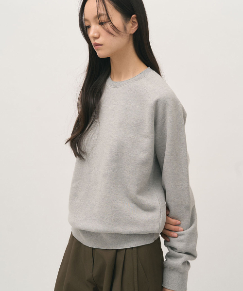 러프사이드 화이트라벨(ROUGH SIDE WHITE LABEL) Stable Cut Sweat Shirt M.Grey - 사이즈 ...