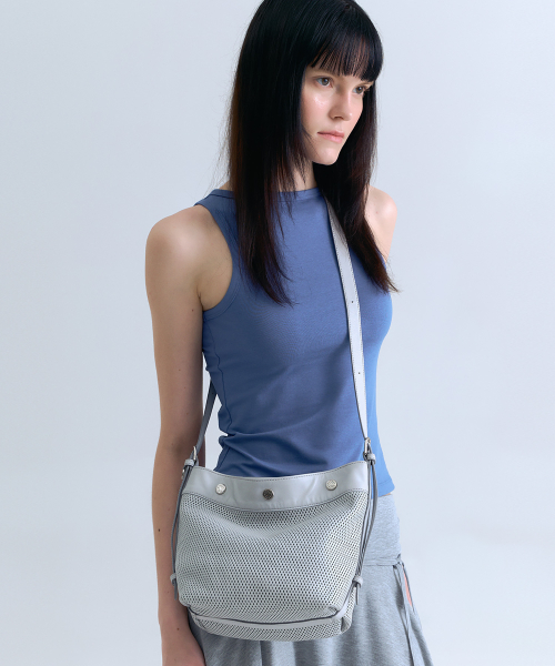 분크(VUNQUE) Perfec Button Up Net Hobo Piccolo (퍼펙 버튼 업 네트 호보 피콜로 ...