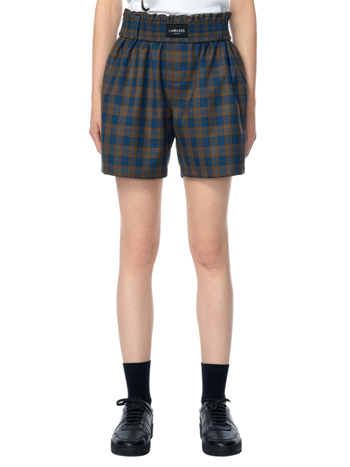 레이블리스(LABELESS) BROWN CHECK BOYFRIEND BOXERS (WITH SCARF) - 사이즈 & 후기 | 무신사