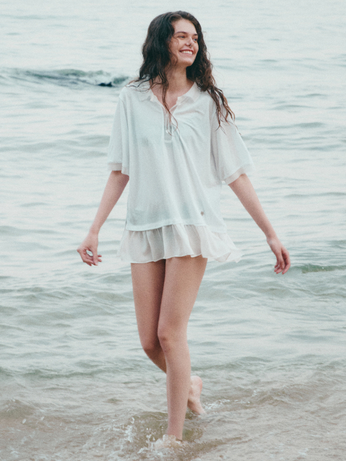 MUSINSA | GIMMETHEYOUNG G_SHINE PIQUE SHIRT / WHITE