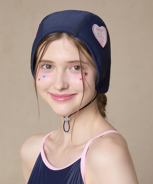 와이케이(WAIKEI) 하트 말티즈 스위밍 캡 네이비 - 사이즈 & 후기 | 무신사