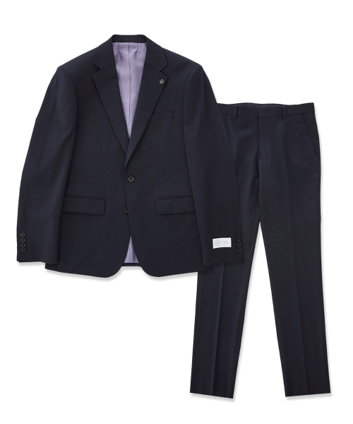 MUSINSA | STCO Classic fit four-way spandex suit set-up (navy)