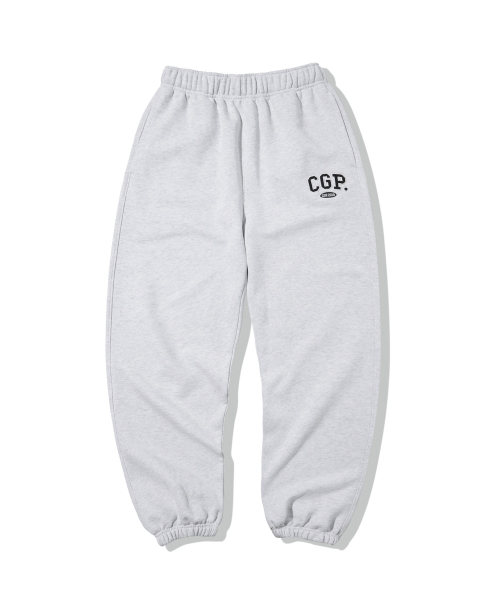 코드그라피(CGP) (우먼) CGP 아치 로고 트레이닝 팬츠_라이트그레이 - 사이즈 & 후기 | 무신사