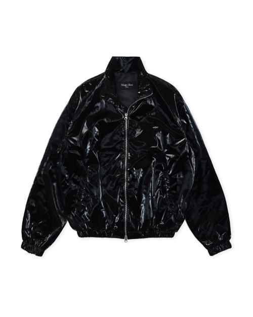 MUSINSA | MAGORENSEOUL Metal Triclip Coated Jumper Black