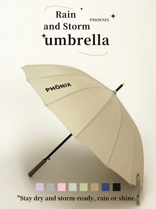MUSINSA | PHOENIX Storm and Rain Umbrella - 8 Color