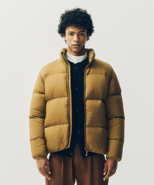 MUSINSA | YALE Heart Light Down Padding_Brown