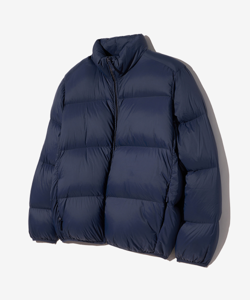 MUSINSA | YALE Heart Light Down Padding_Navy