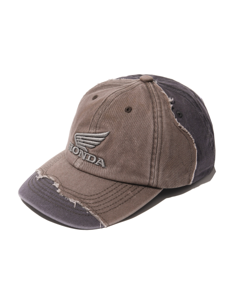 혼다 모터사이클 어패럴(HONDA MOTORCYCLE APPAREL) Vintage Half Cutoff Cap Brown ...
