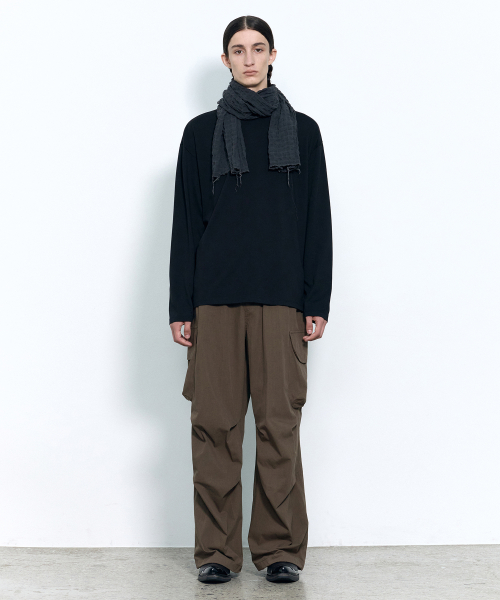 MUSINSA | INSILENCE ROUND POCKETS CARGO PANTS FADED BROWN