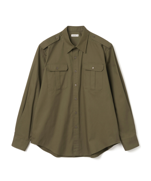 MUSINSA | NOCLE Wesley Strap Shirts Khaki