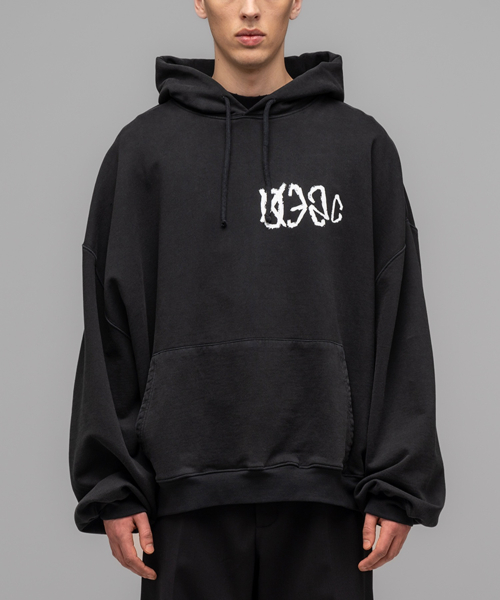 032씨(032C) (U) SOS 버블 후디 페이디드 블랙 SOS BUBBLE HOODIE FADED BLACK - 사이즈 & 후기 | 무신사