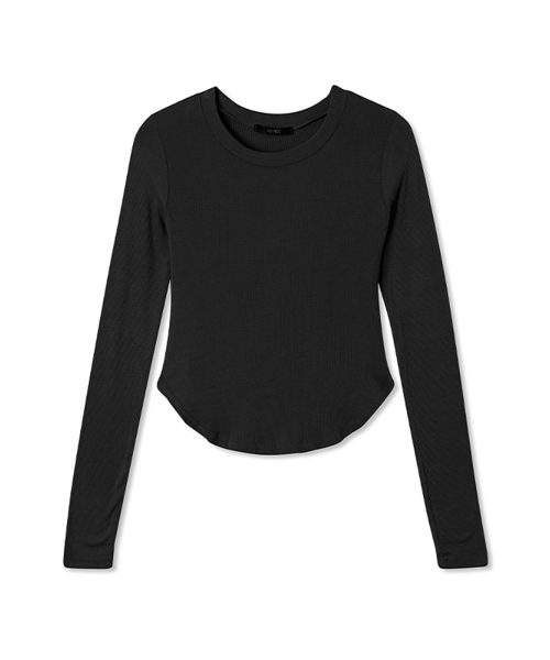 MUSINSA | AD HOC Women's Basic Short-Length Inner Top (BLACK) (HA8ST6A)