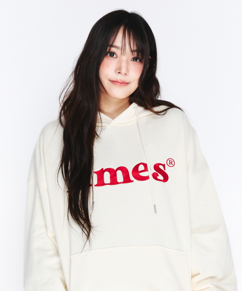 아메스 월드와이드(AMES-WORLDWIDE) BASIC LOGO HOODIE CREAM - 사이즈 & 후기 | 무신사