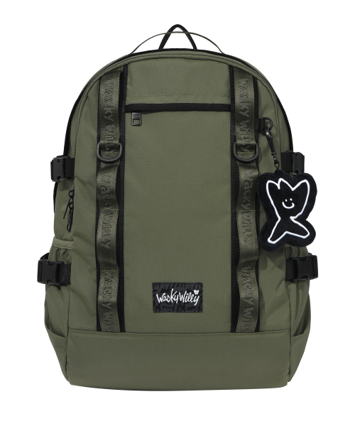 MUSINSA | WACKY WILLY Cordura Webbing Backpack Khaki