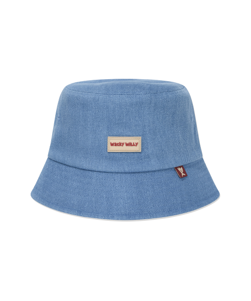 MUSINSA | WACKY WILLY Basic Bucket Hat Indigo