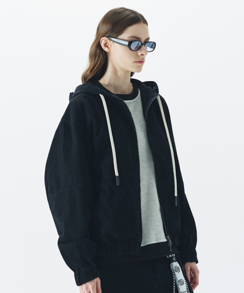 MUSINSA | HEDER HELEN Washed hoodie JP dusky