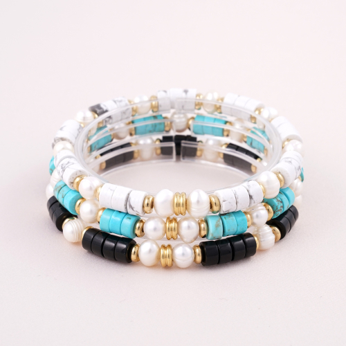 MUSINSA | JBANS CLASSIC Pearl Gold Point 6mm Rondelle Raw Stone ...