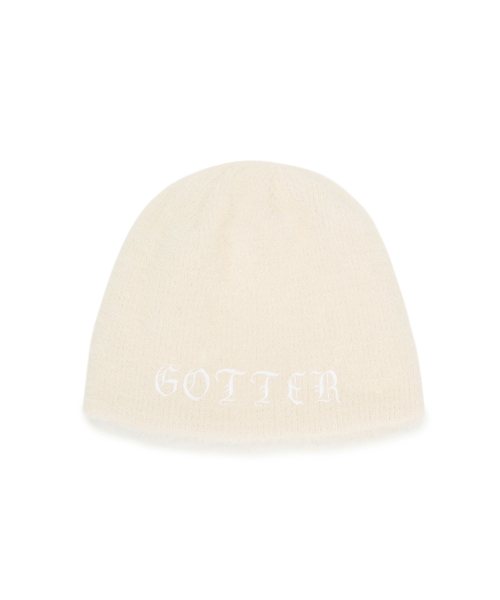 MUSINSA | GOTTER GALLERY GOTHIC LOGO MOHAIR BEANIE_BE