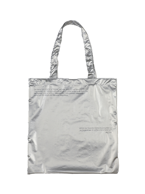 MUSINSA | ACOC Milestone Eco Bag_Silver