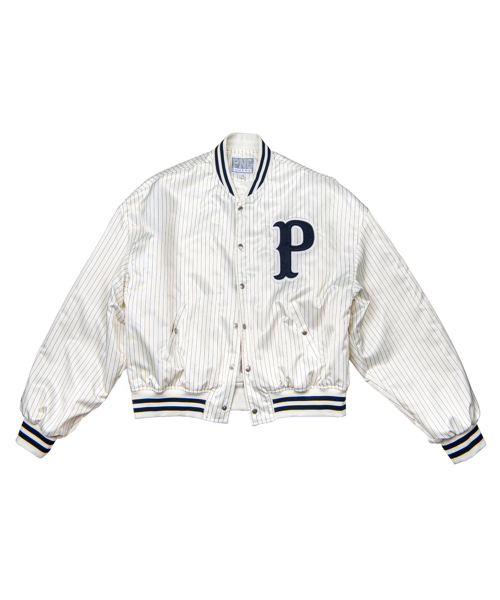 MUSINSA | PNG JOURNAL P LOGO BOMBER - IVORY