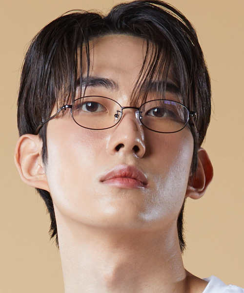 MUSINSA | KOLEAT MEN Titanium Geek Chic Black Horn Rim Blue Light Blocking Glasses Glass [EPBK]