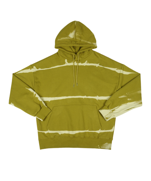 MUSINSA | BORN SLIPPY Addicted Stripe Hoodie (Mango Blast)