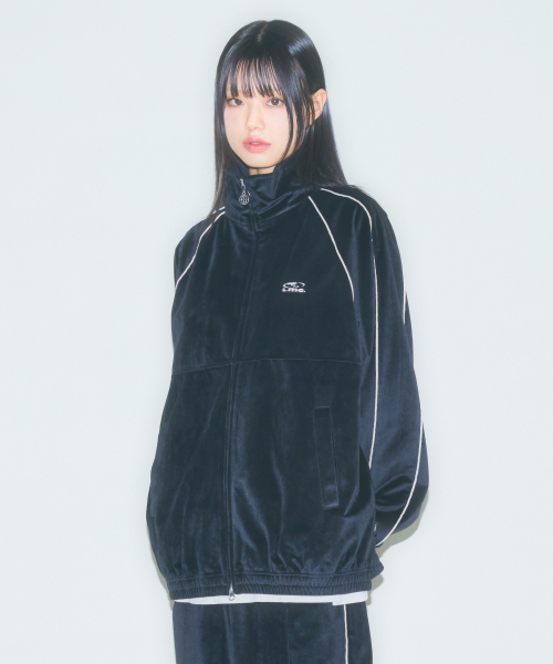 엘엠씨(LMC) VELOUR PIPING JACKET navy - 사이즈 & 후기 | 무신사