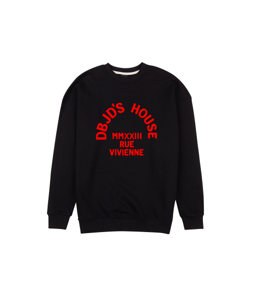 MUSINSA | DOUBLE JD DBJD House Man to Man (Black)
