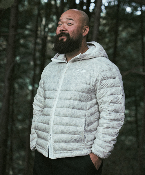 MUSINSA | FDR Micro Alphine X-Ray Ultra Light Down Hood Jacket Cream