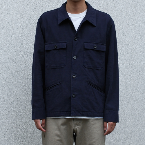 하프시코드(HARPSICHORD) Slash Work Jacket (Navy) - 사이즈 & 후기 | 무신사