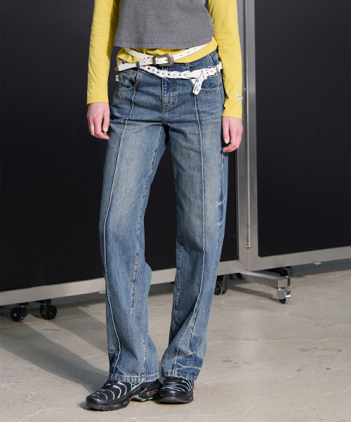 제이씨제이디(JCJD) 핀턱테이퍼드데님 JYDP0206 - 사이즈 & 후기 | 무신사