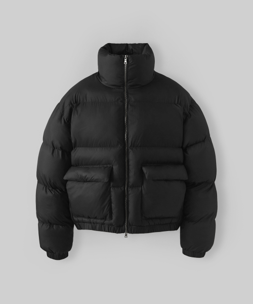 MUSINSA | LAFUDGESTORE Windcell High Neck Puffer Padding_Black