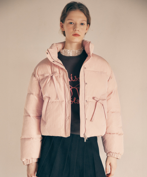 MUSINSA公式 | ROLAROLA RIBBON WELLON PADDING PINK