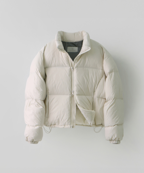 MUSINSA | MIS PRODUCT Duck Down Essential Crop Short Padding (Woman)_Ivory