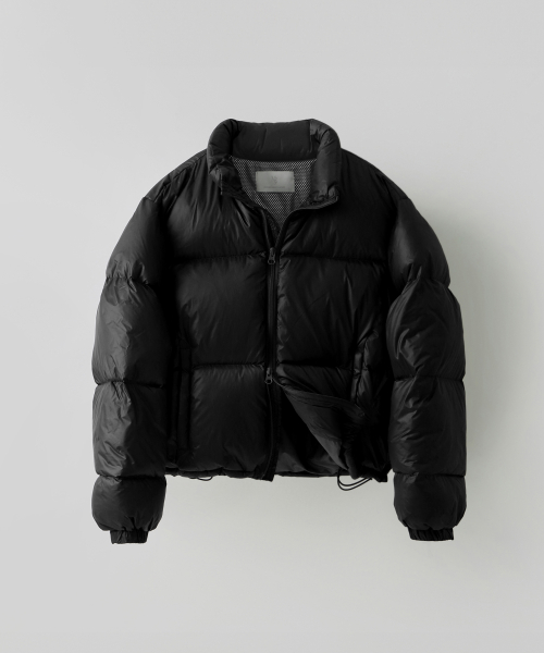 MUSINSA | MIS PRODUCT Duck Down Essential Crop Short Padding (Woman)_Black