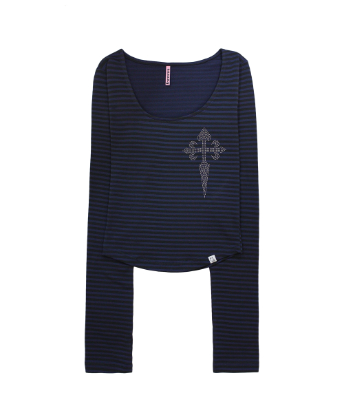 MUSINSA | EESSAY Seraphic Long Sleeves - Navy Dangara
