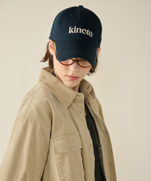 MUSINSA | KINETO Woman Signature Logo Ball-Cap_Navy
