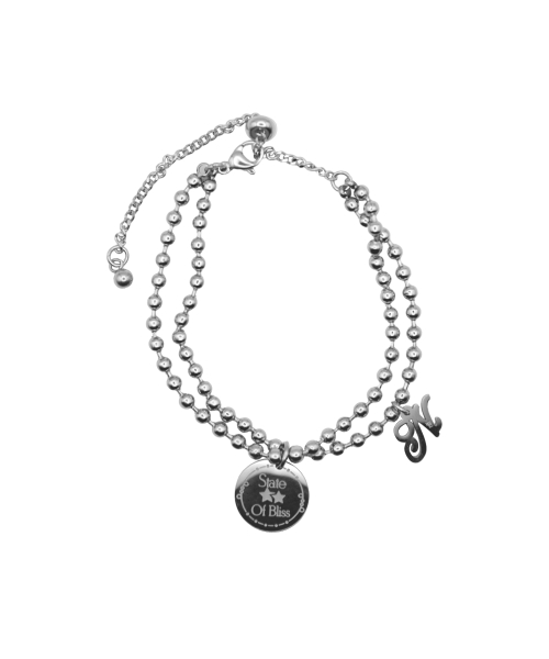 MUSINSA | NFF bliss coin bracelet-silver