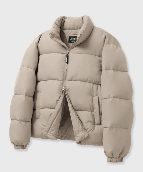 MUSINSA公式 | LEMAIN SECOND 2WAY OVERFIT VOLUME WELLON PUFFER SHORT PADDING [BEIGE]