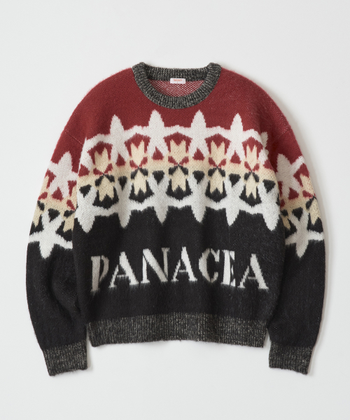 MUSINSA | TAKEASY Panacea Flower Knit (Red)