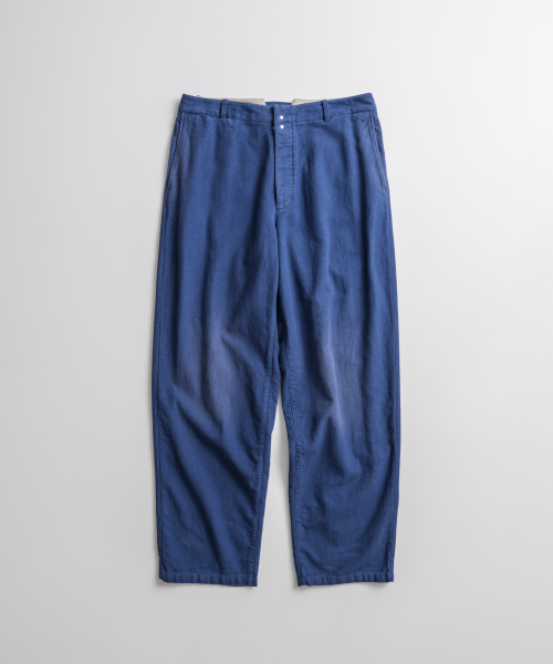 비헤비어(BEHEAVYER) MOLESKIN FRENCH TROUSER faded blue - 사이즈 & 후기 | 무신사
