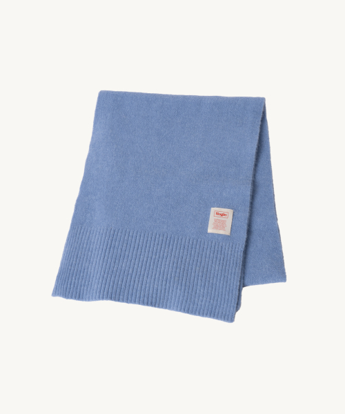 MUSINSA | ROGIN Basic Knit Muffler Sky Blue