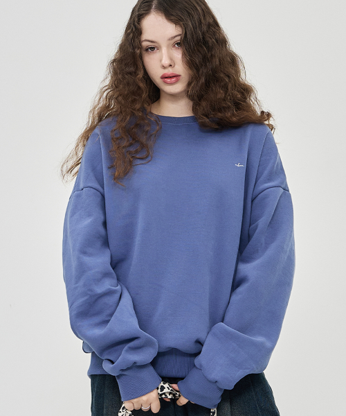 MUSINSA | ABON Peter Kimo Man to Man Blue