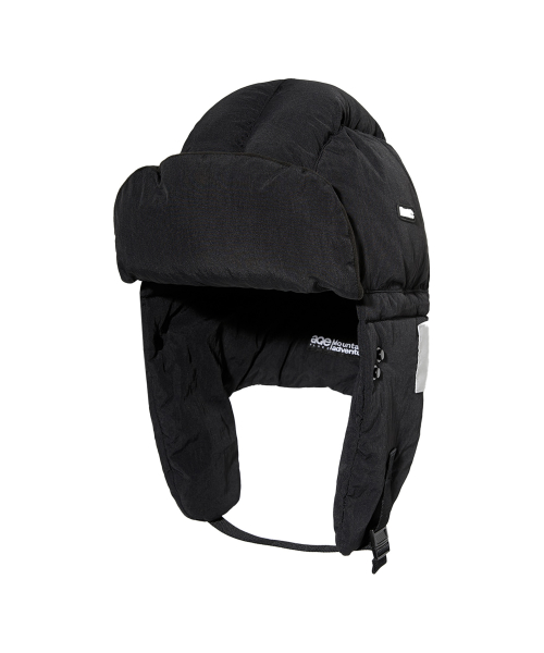 MUSINSA | FLUKE Adventure Padded Trooper Hat Black FCP115