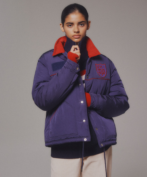 MUSINSA | MENASOO Padding Jacket_Navy