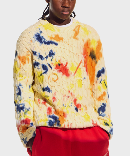 어웨이크 뉴욕(AWAKE NY) (U) 아플리케 스웨터 멀티 APPLIQUE SWEATER MULTI - 사이즈 & 후기 | 무신사