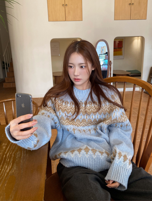 MUSINSA | TWEE KEIRON SOFT NORDICK KNIT