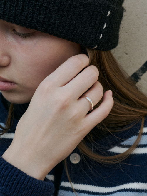 MUSINSA | DENU [sv925]Even ring [THICK 13,THICK 15]